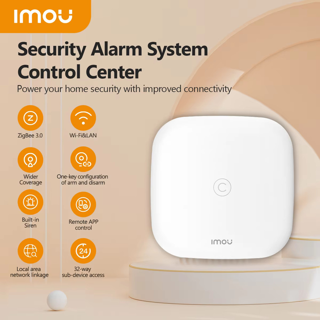 Jual IMOU Smart Gateway Hub Wired&Wireless Remote Control Wi-Fi Built ...