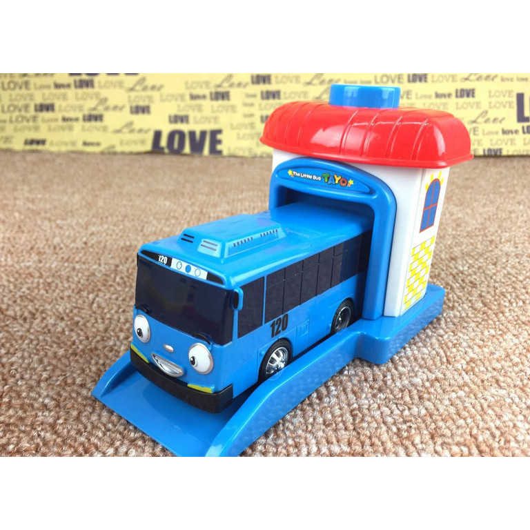 Jual [Funny] 4pcs/set Scale model Tayo the little bus children ...