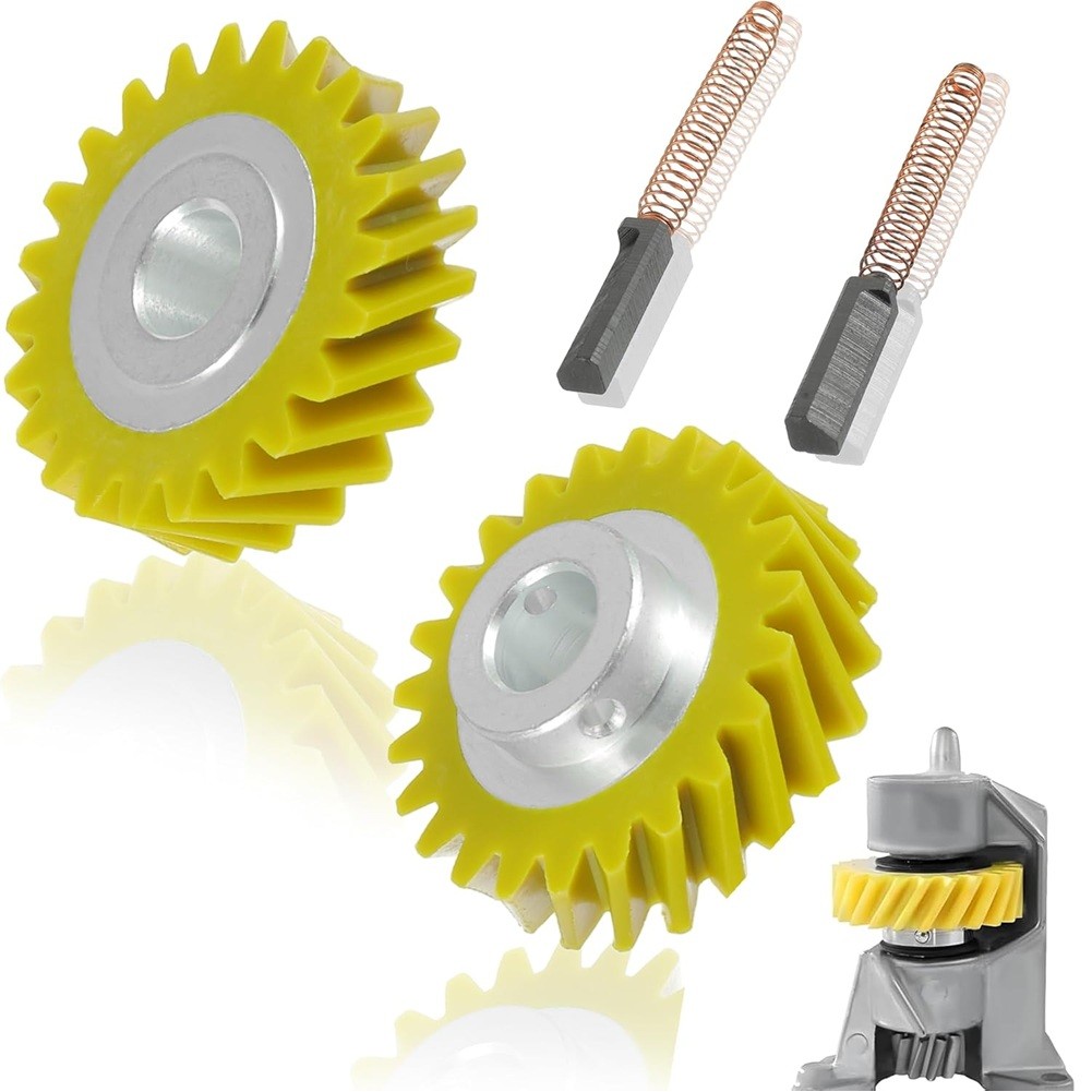 Jual W10112253 Mixer Worm Gear Agitator Carbon Brush Compatible With ...