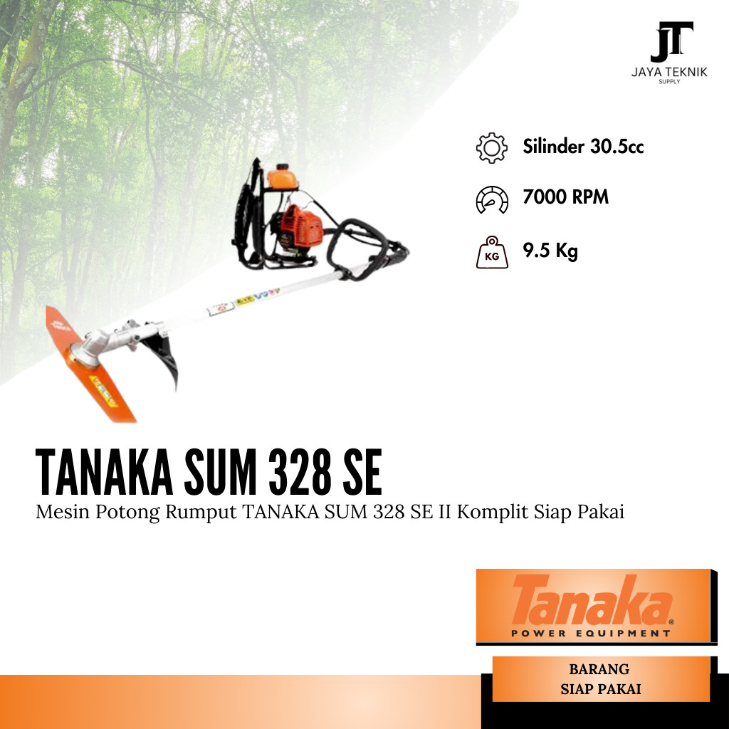 Jual Pro Tanaka Brush Cutter / Mesin Pemotong Rumput SUM 328SE II + Oli ...