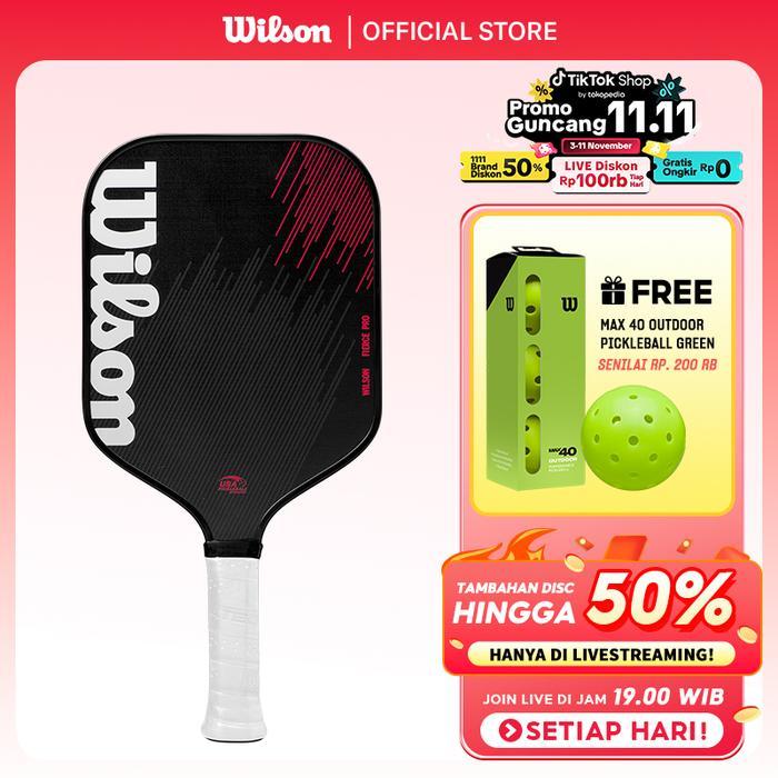 Jual WILSON FIERCE PRO 13 MM PICKLEBALL PADEL RACKET GRIP SIZE 2 BAHAN ...