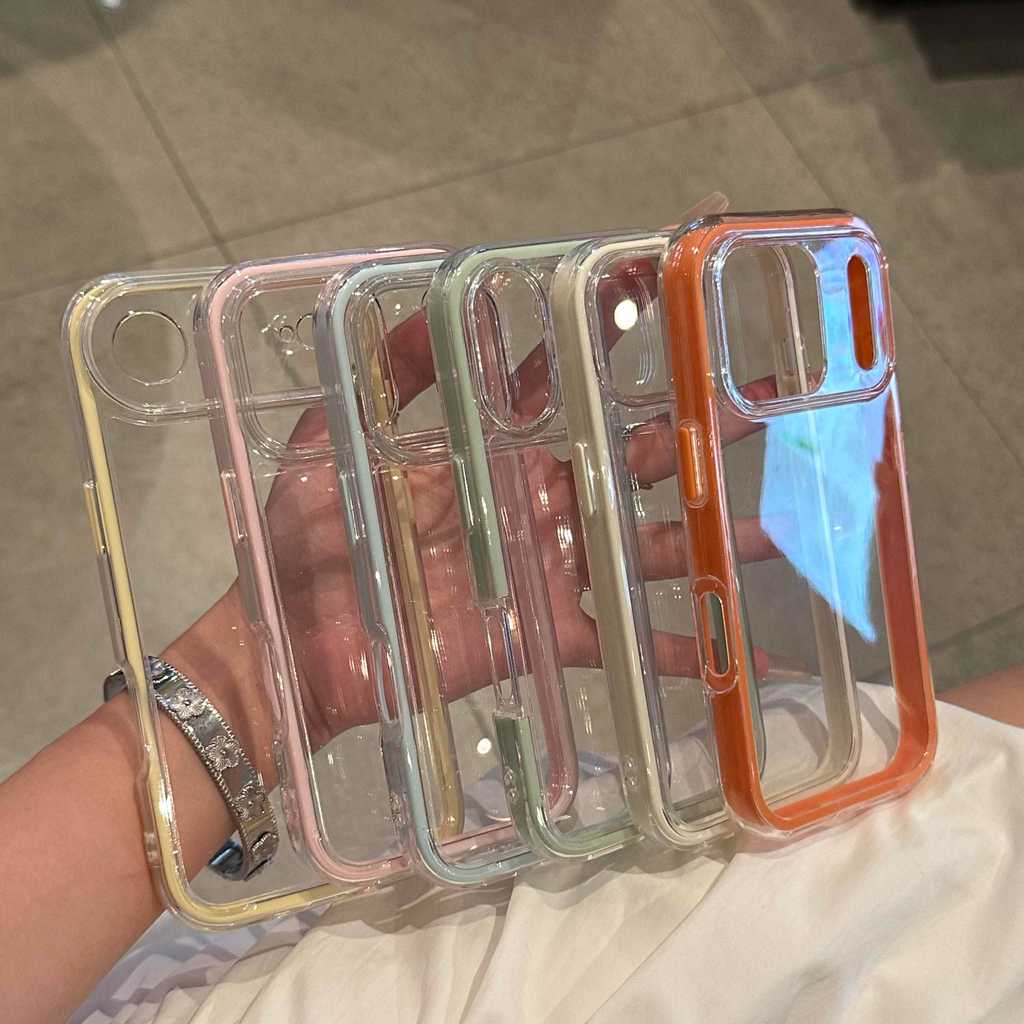 Jual Terbaru 2 In 1 Bagus Bening Casing Oppo A6 Pro Reno 14F A3X Realme Note 70 A5X C75X60X A5 ...