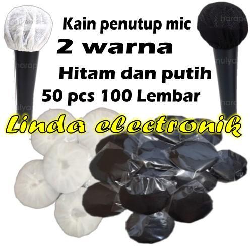Jual Kain Mic Isi 100Pcs Hitam Dan Putih 2Warna 1Box | Shopee Indonesia