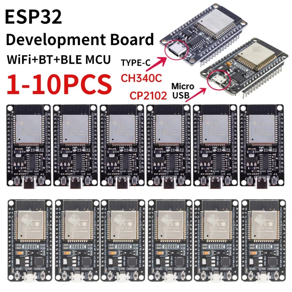 Jual Esp32 Wroom-32 Development Board Type-C Ch340C/ Usb Cp2102 Wifi ...