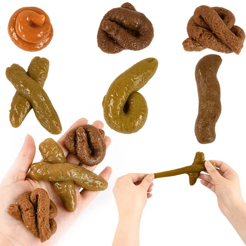 Jual Realistic Shit Safe And Soft Plastic Fake Poop Funny Tricky Toys ...