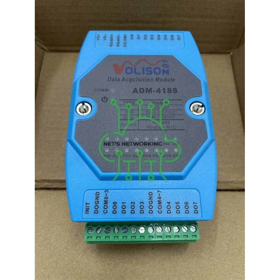 Jual Modbus Rtu Rs485 - Digital Input And Output Module Isolated 8Dido ...