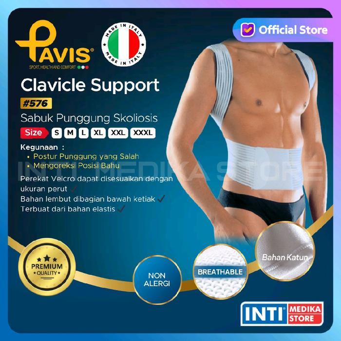 Jual ASLI PAVIS - Clavicle Support 576 Sabuk Penegak Punggung Skoliosis ...