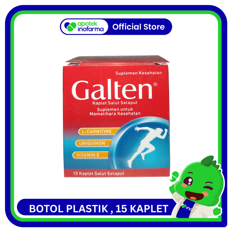 Jual GALTEN Galenium KAPLET 1 BOTOL PLASTIK (15) | Shopee Indonesia