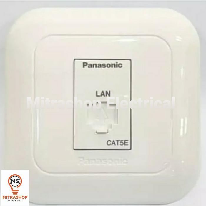 Jual New SOCKET Outlet Data LAN Cat5e / CAT 6 RJ45 WEJ2488 IB Panasonic | Shopee Indonesia