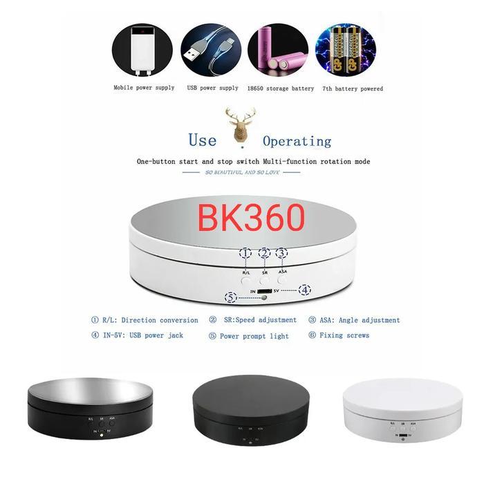 Jual Stand Rotating Display Alas Putar Fotografi Produk Meja Putar ...