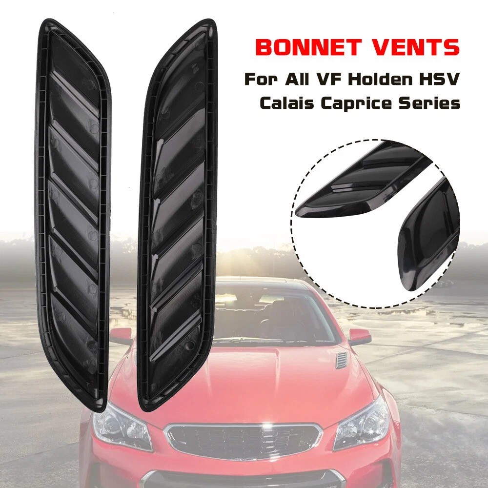 Jual Pair Gloss Black Bonnet Vents Fit For Holden Comore Vf S Ss Ssv ...