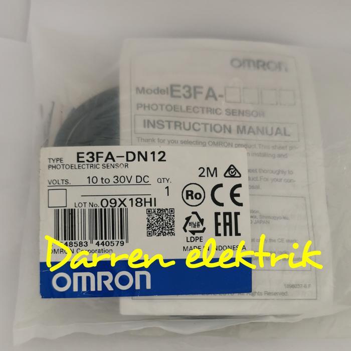 Jual Photoelectric Sensor Omron E3Fa-Dn12 | Shopee Indonesia