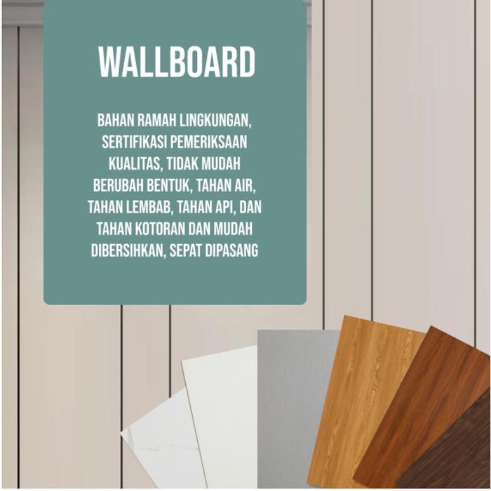 Jual WPC Wallboard Voyage Series Papan Dinding 9mm Wall Board Panel ...