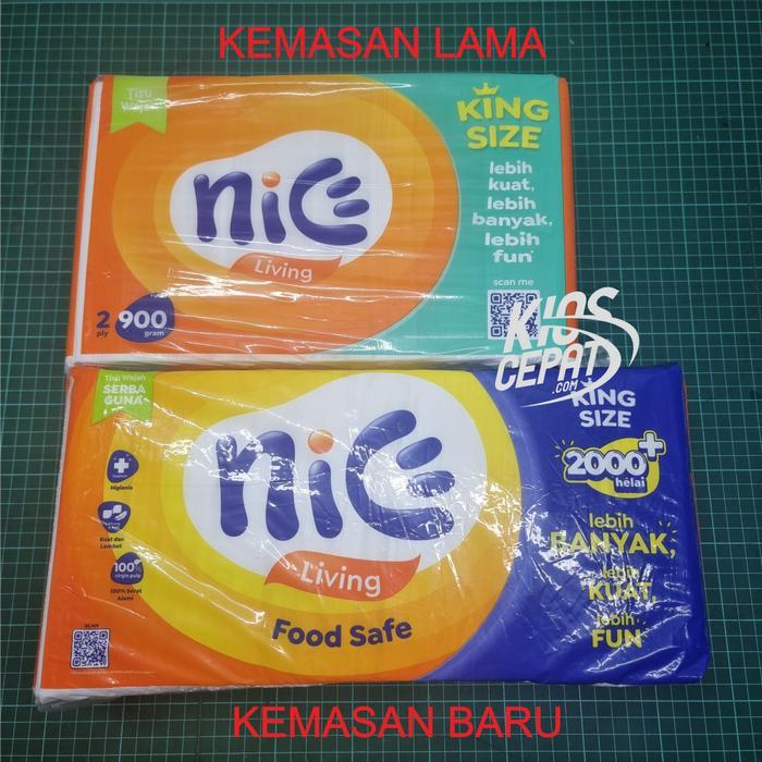 Jual l9to- Tissue Nice Facial 1000Gram / 2000Ply (2Ply/Sheet) | Shopee ...