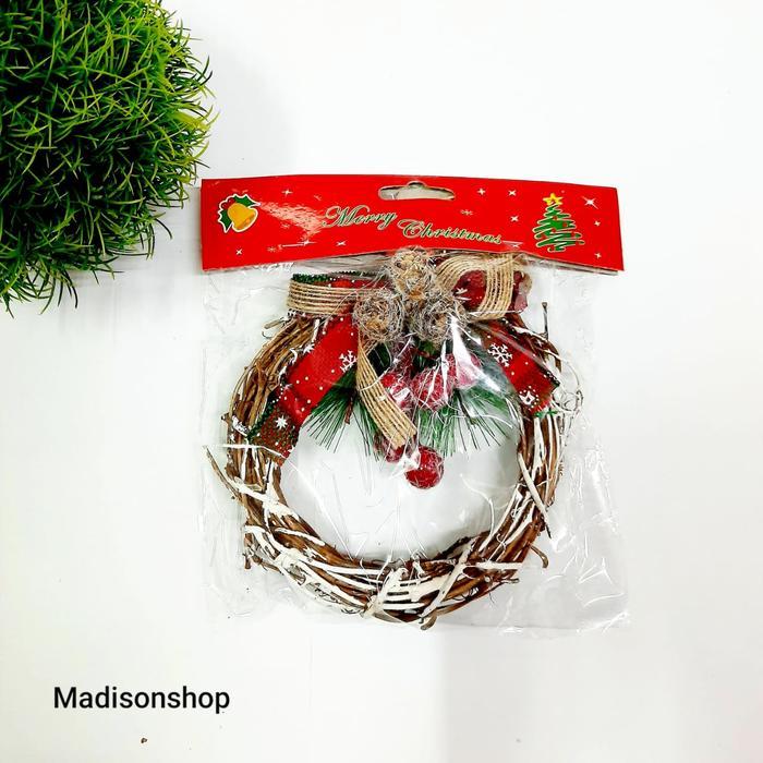 Jual 1krhg3- Krans Natal Lingkar Adven Ranting Pita Natal Murah ...