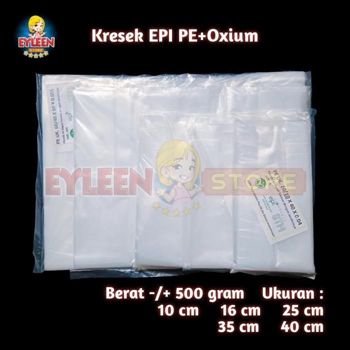 Jual klpu- Kantong Kresek Pe Bening 500 Gr Kantong Kresek Transparan ...