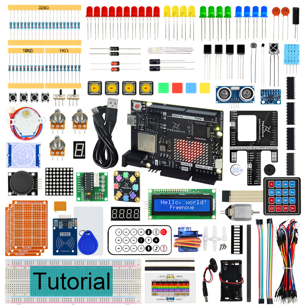 Jual Freenove Ultimate Starter Kit for Arduino UNO R4 V5 WiFi Mini, Arm ...