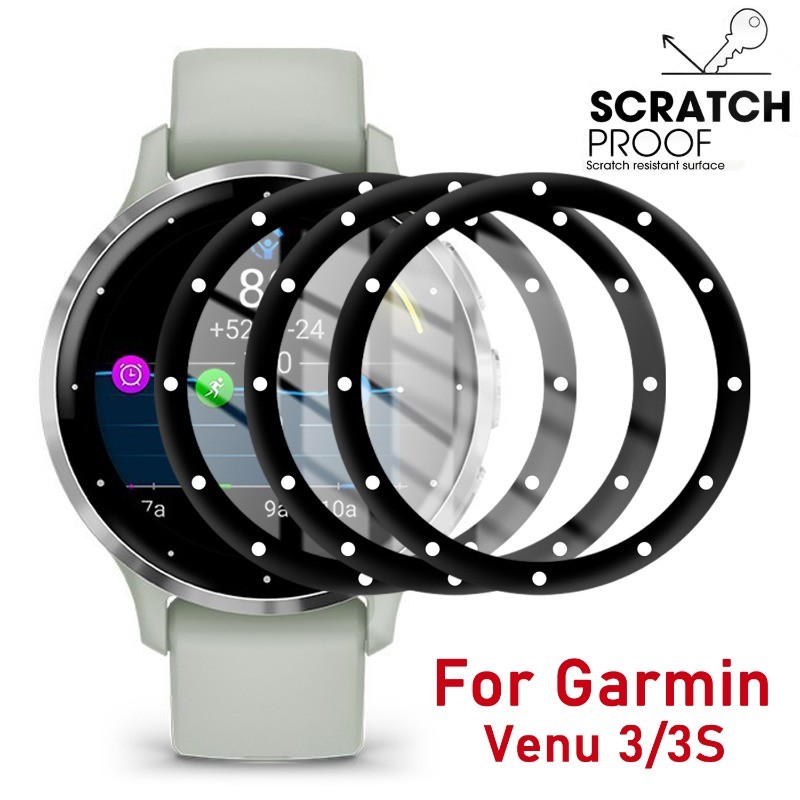 Jual Venu3 3S Screen Protector For Garmin Venu 3 Curved Edge Anti ...