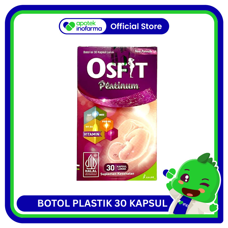 Jual OSFIT PLATINUM Kalbe KAPSUL 1 BOTOL PLASTIK (30) | Shopee Indonesia