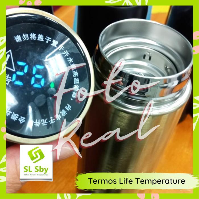 Jual TERMOS LIFE TEMPERATURE TEMPERATUR HOT COLD PANAS DINGIN VACUUM ...