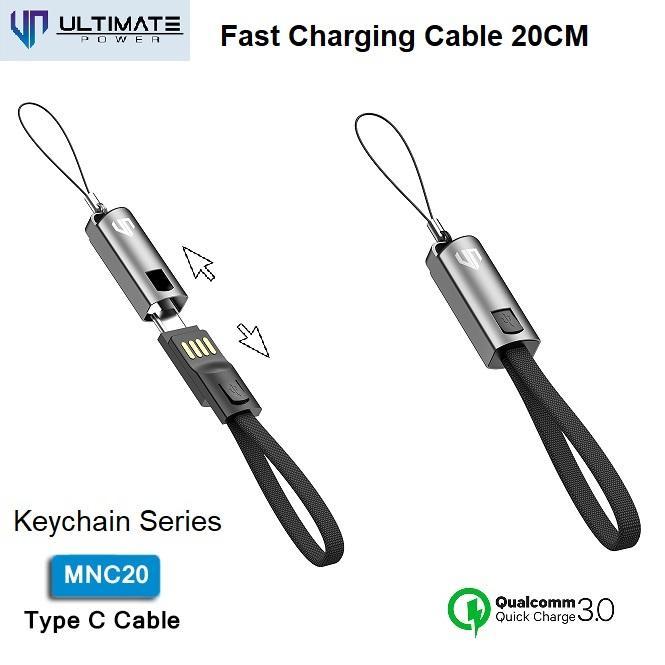 Jual Ultimate Data And Charging Cable Keychain Series Type C 20Cm Gen2 ...