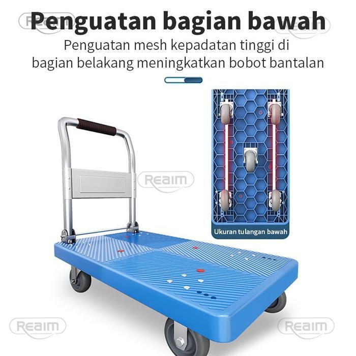 Jual XXTOOL- Reaim Troli Lipat 500Kg Ukuran90X60Cm Trolley Troli Barang ...