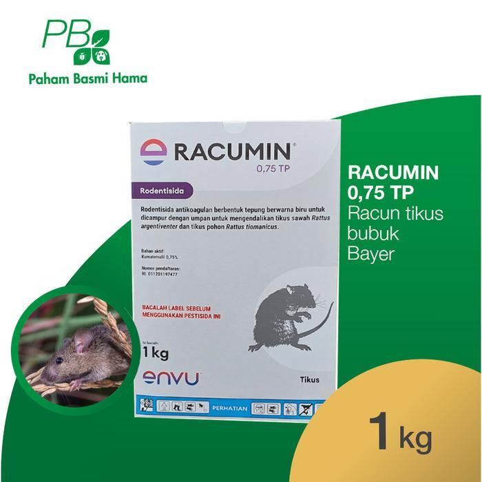 Jual BERKUALITAS Racumin 0.75 TP - Racun Tikus Bubuk - Bayer - Tracking ...