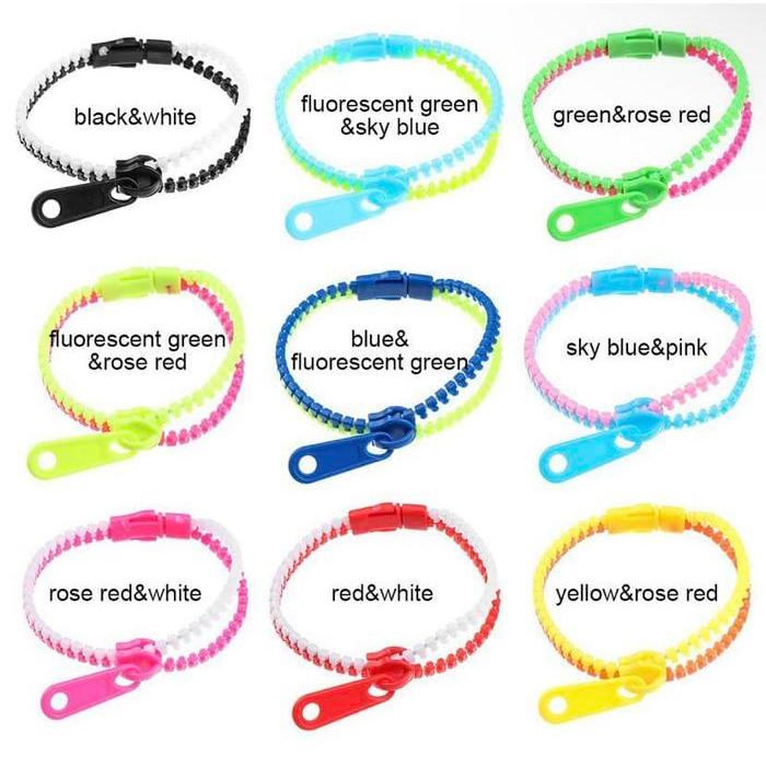 Jual BABYLOLI- Zip Bracelet Zipper Resleting Fidget Toys Autism Adhd ...
