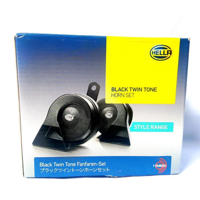 Jual Klakson Keong Hella Black / Hitam Twin Tone 12V + Relay | Shopee ...