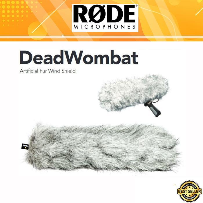 Jual Rode Deadwombat Artificial Fur Wind Shield For Blimp Dead Wombat ...