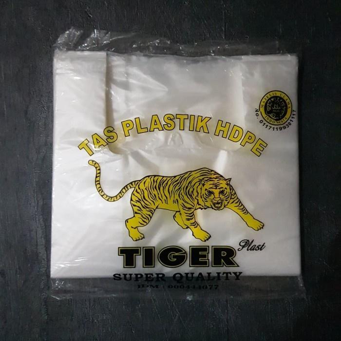 Jual klpu- (5 Pak) Kantong Plastik Kresek Hd Bening Transparant Tiger ...