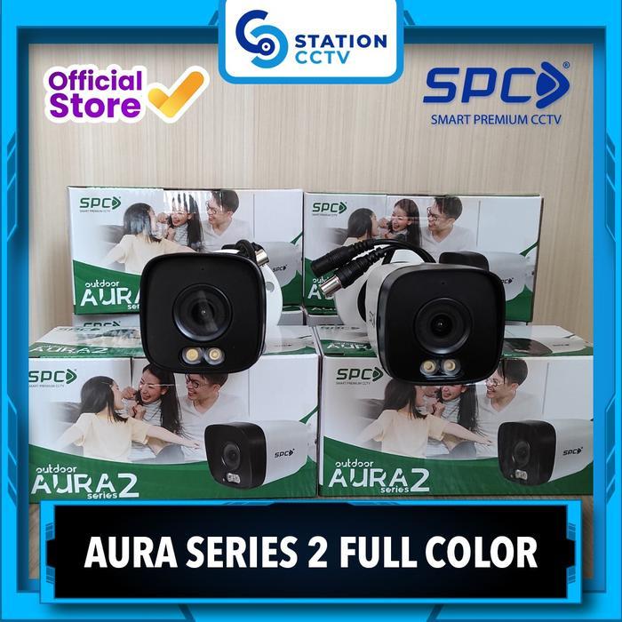 Jual yn99f- Spc Kamera Cctv Outdoor Aura Series 2 Full Color 1080P 2 Mp ...