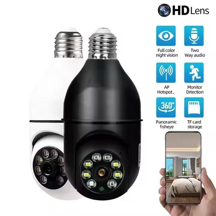 Jual CCTV IP CAMERA SOCKET LAMPU MODEL LAMPU V360 PRO BERGARANSI ...