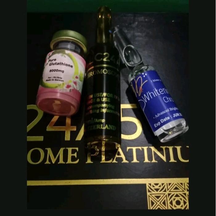 Jual gss Cromosome platinum per ampul + wtening boster 1 ampul + pure ...