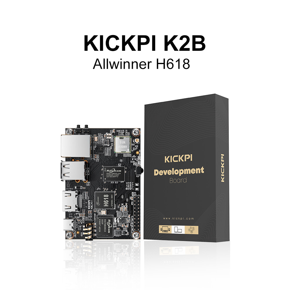 Jual KICKPI K2B Development Board, Allwinner H618 Quad Core 64 Bit ...