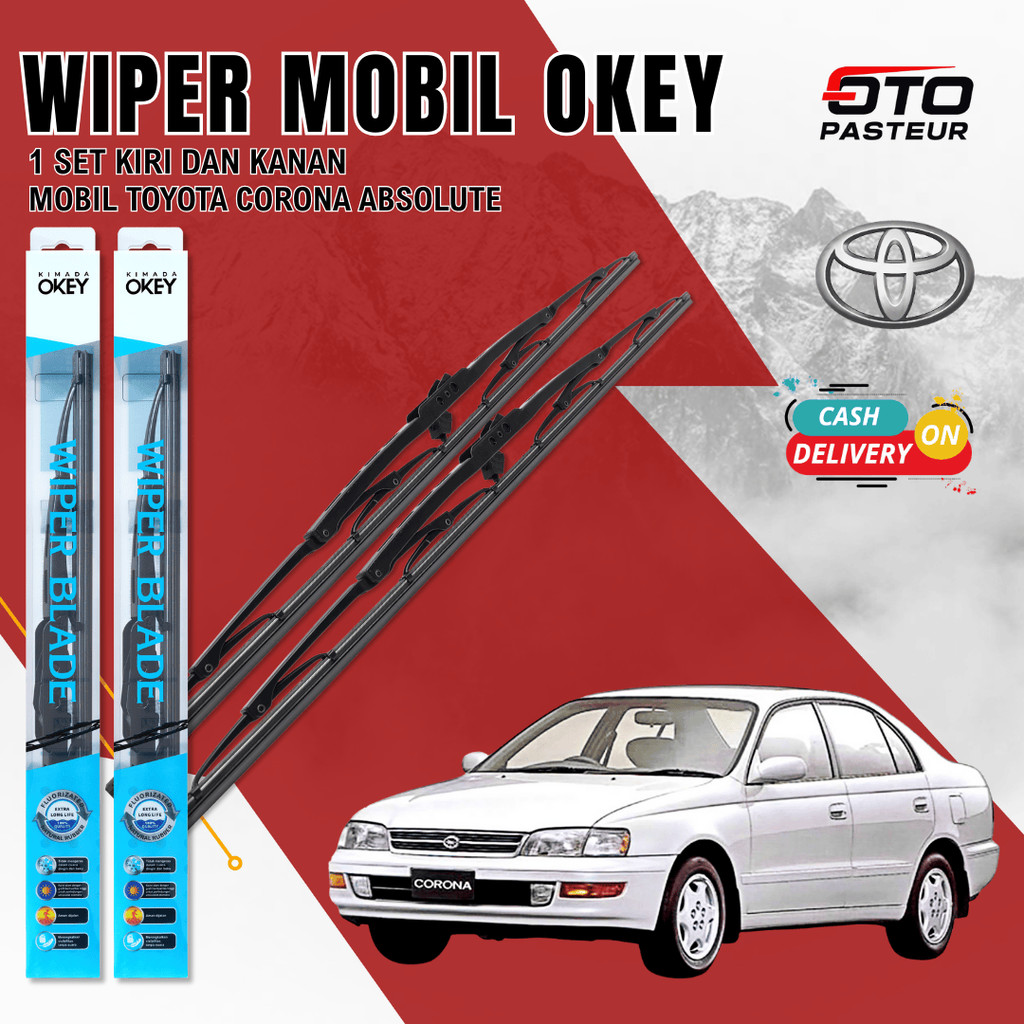 Jual Wiper Blade Toyota Corona Absolute Rangka Besi Pembersih Kaca ...