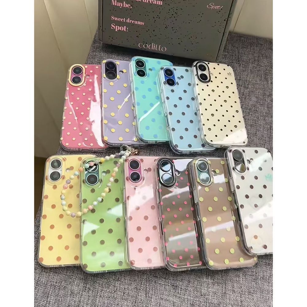 Jual Soft Polkadot Aesthetic Casing Hp Infinix Hot 60 Pro Plus 60I ...