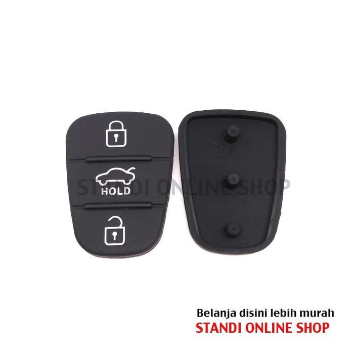 Jual Karet Tombol Kunci Remote Rubber Key Pad Mobil Hyundai i20 KIA Rio ...