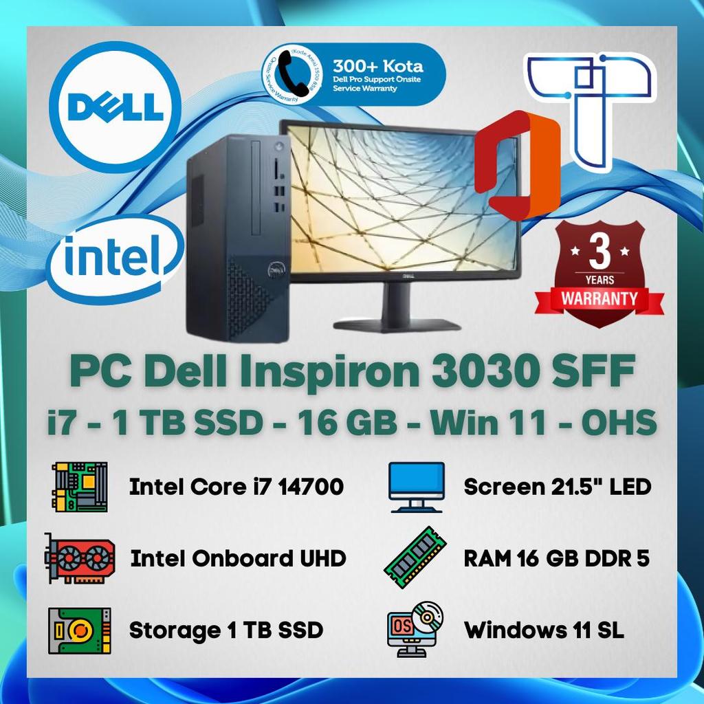 Jual Dell Inspiron 3030 SFF Mini PC Desktop - Core i7 14700 Gen 14 - 1 ...