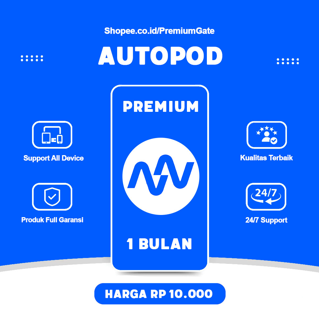 Jual AutoPod Pro 1 Bulan - Plugin Editing Otomatis | Shopee Indonesia
