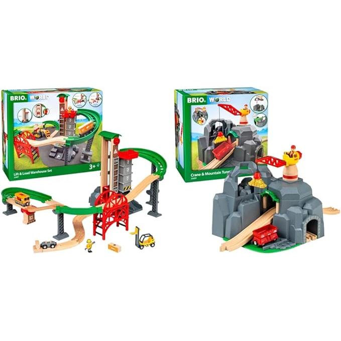 Jual Brio World - 33887 Lift & Load Warehouse Set | Shopee Indonesia