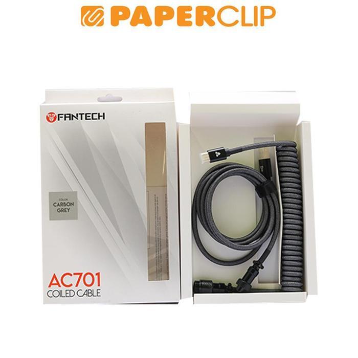 Jual KABEL / COILED CABLE FANTECH TYPE-C AC701 | Shopee Indonesia