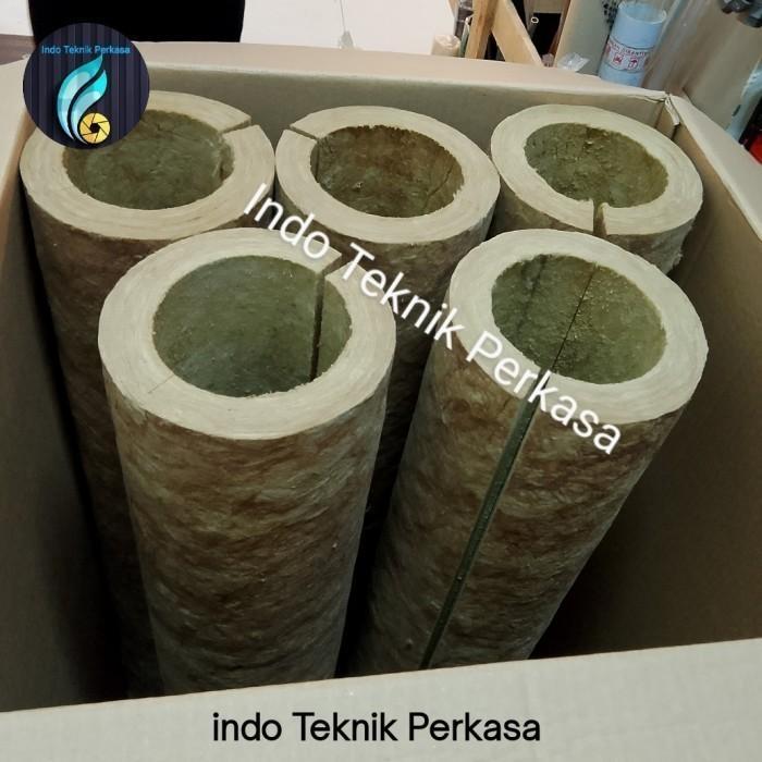Jual Rockwool pipa batangan / Rockwool pipa isolasi 1" x 25mm | Shopee ...