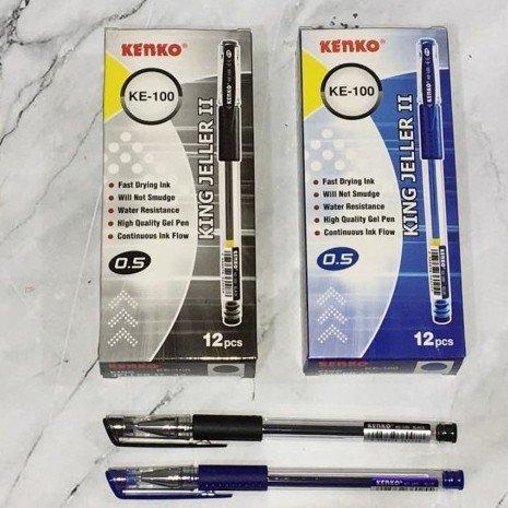Jual Pulpen Gel Kenko KE-100 King Jeller II Bolpen Kenko ( 1 pack / 12 ...