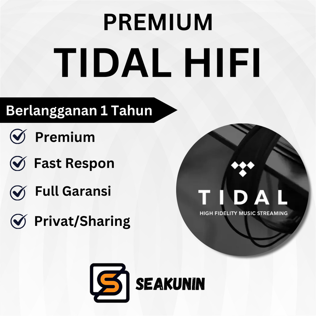 Jual Tidal Hifi Plus Master Premium 1 Bulan Bergaransi (Private Akun ...