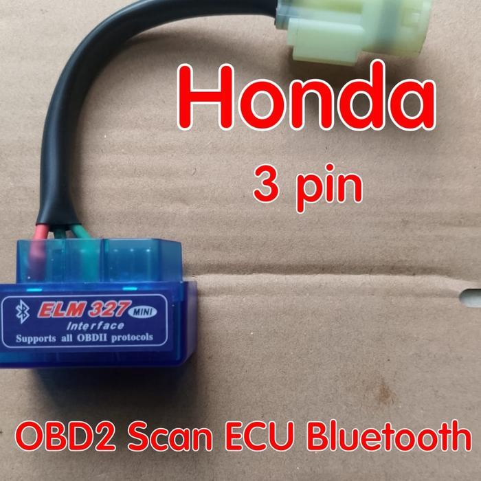 Jual Scanner OBD2 Scan ECU motor bluetooth simpel type HONDA | Shopee ...