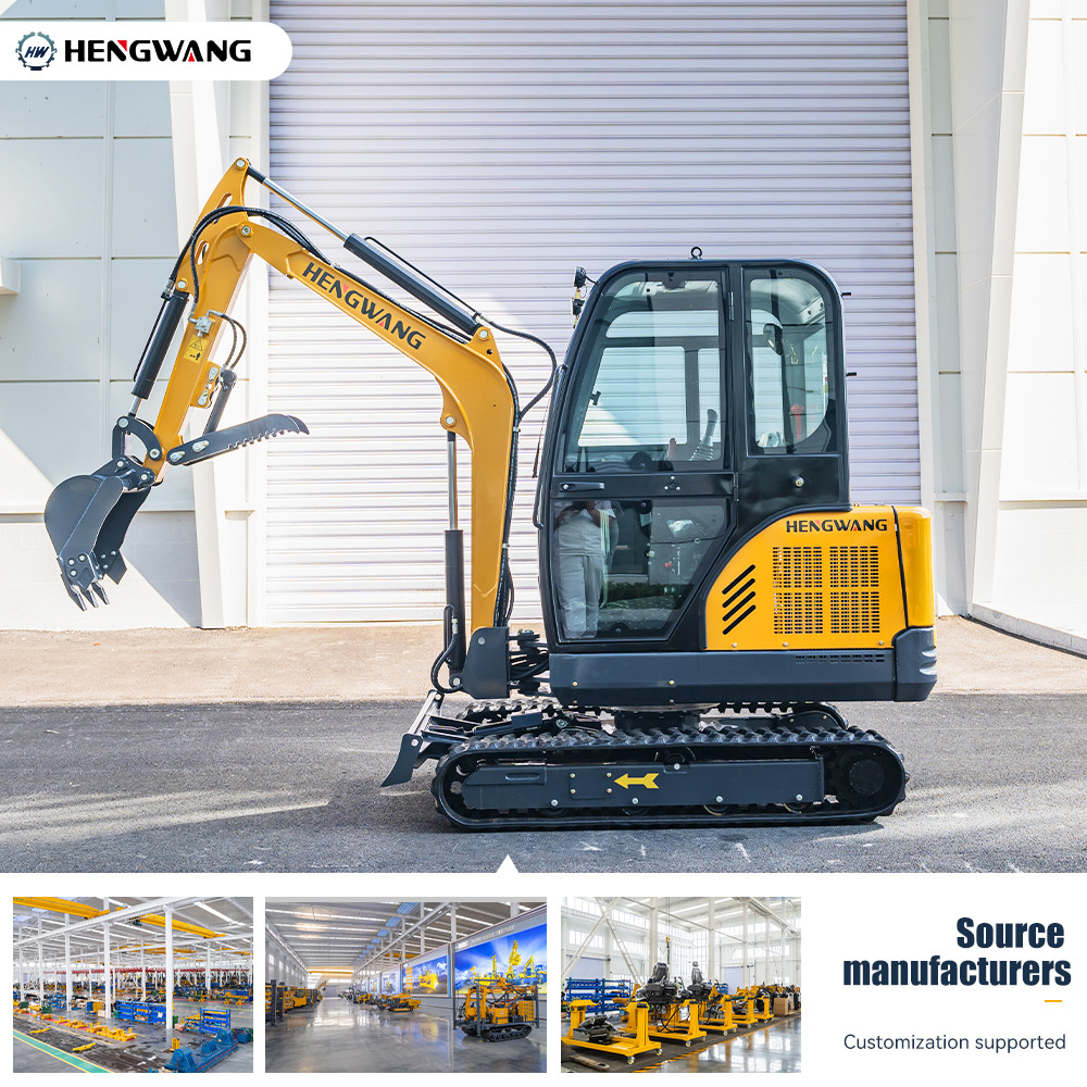 Jual HW-30 3T Crawler Excavator 3 ton Mini Excavator Hydraulic Engine ...