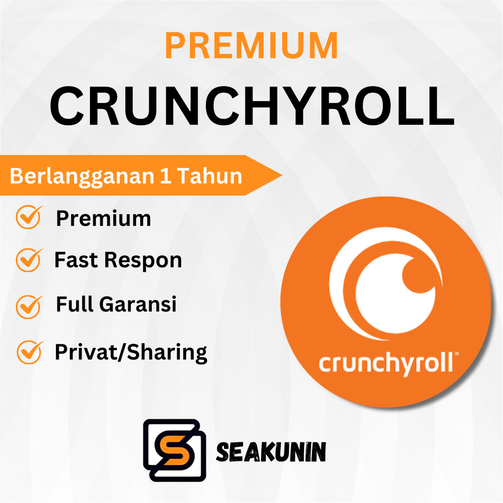 Jual Crunchyroll Mega Fan Premium 1 Bulan Bergaransi | Shopee Indonesia