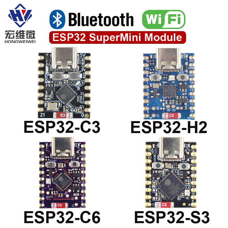 Jual Single-Core SuperMini ESP32-S3 ESP32-C3 ESP32-H2 ESP32-C6 ...