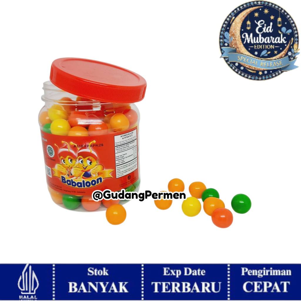 Jual Union Babaloon isi 125 / Permen Karet Mini Aneka Rasa Buah ...